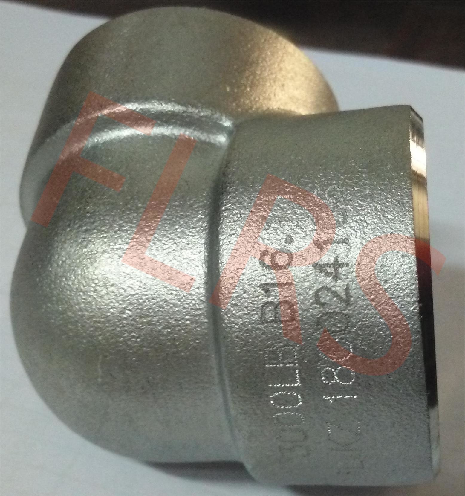 맞춤을 용접하는 ASME B16.11 안출된 소켓은 3000 90 각도 엘보 A182 F316L을 분류합니다